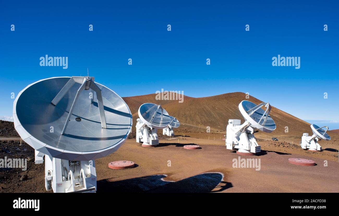Submillimeter Array telescopes. The Submillimetre Array is composed of ...