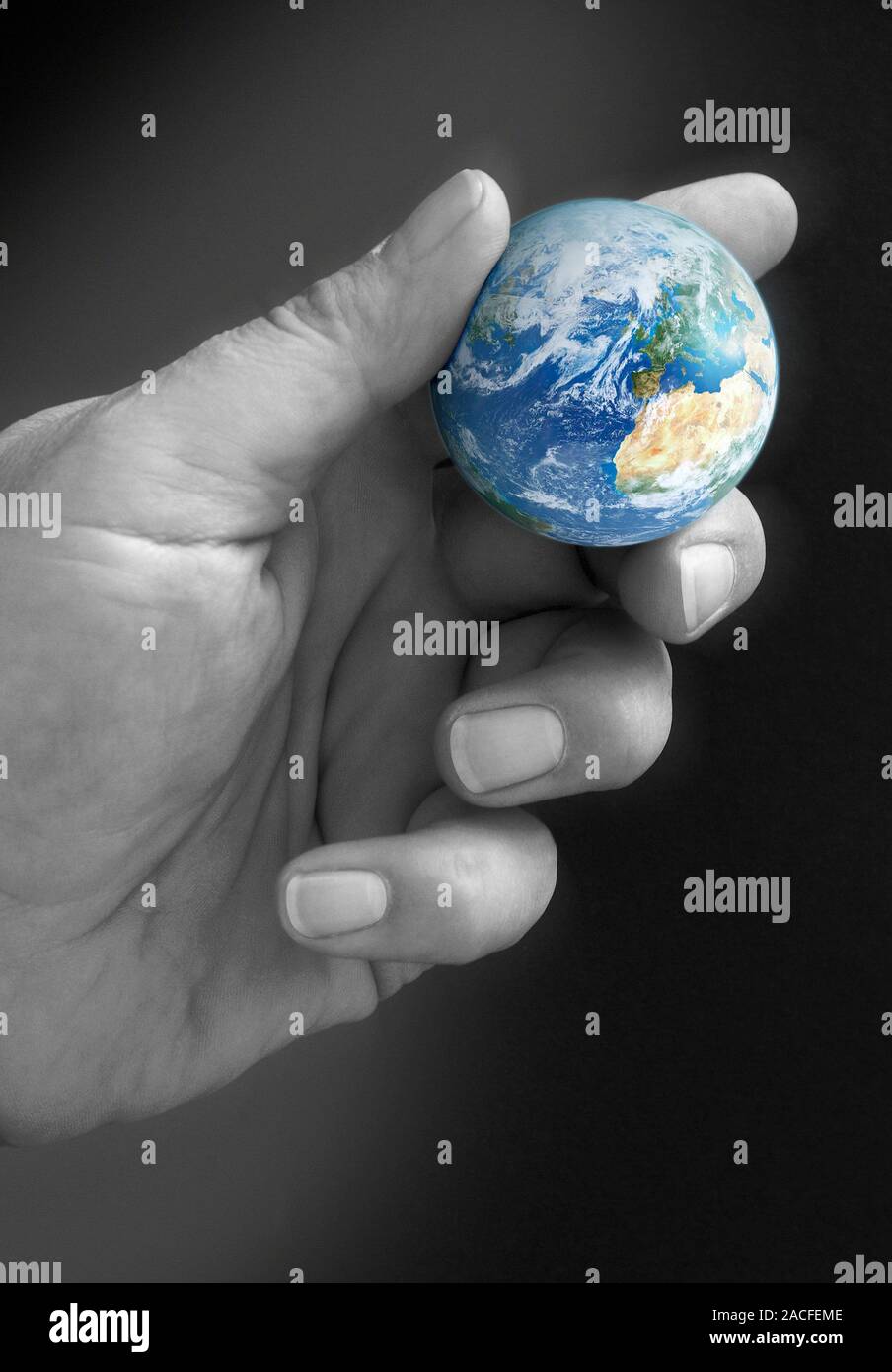 Global environment. Conceptual composite image titled 'The Future of ...