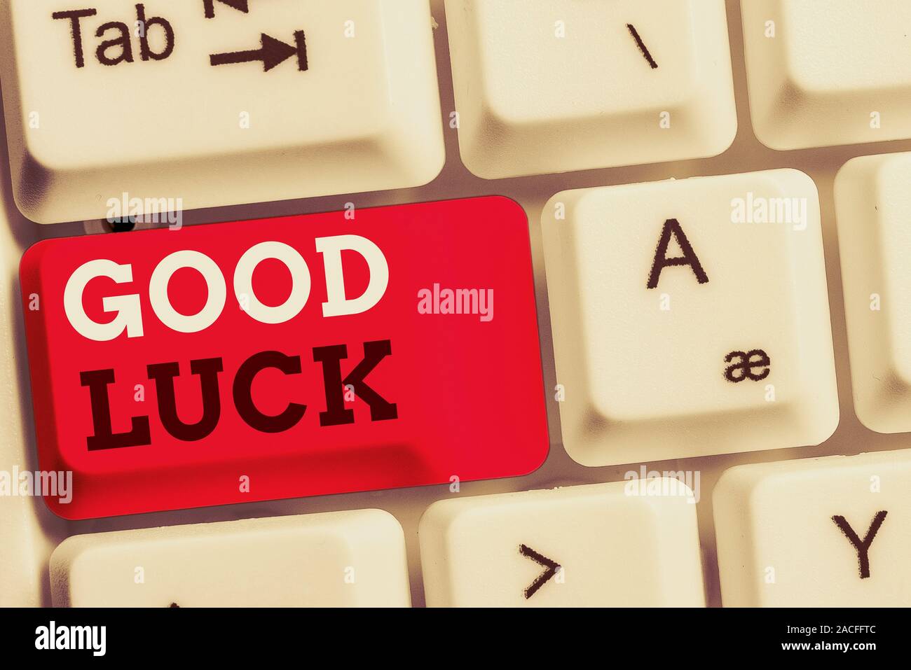 Handwriting text Good Luck. Conceptual photo A positive fortune or a ...