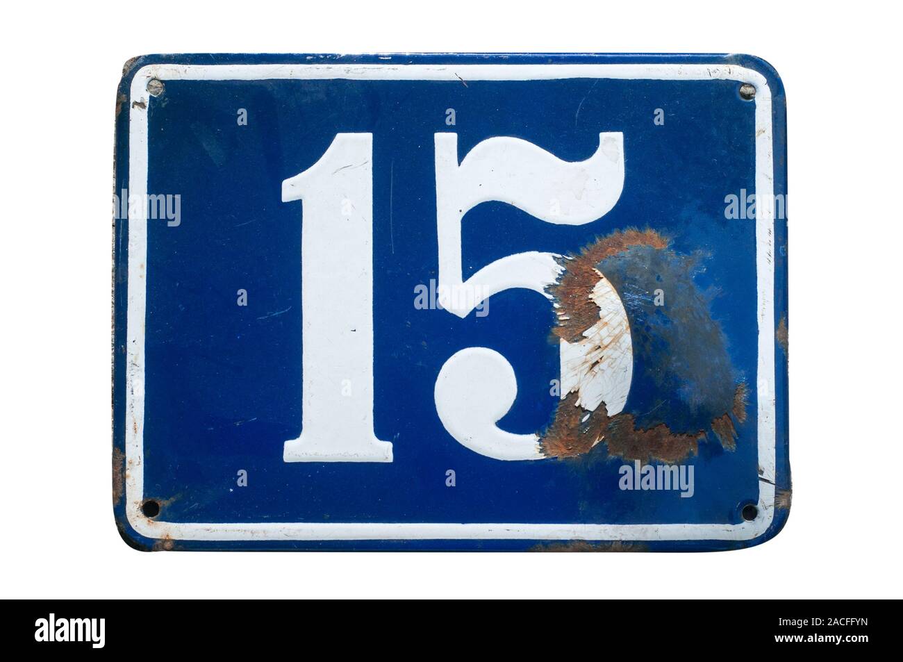 House number 15 sign hi-res stock photography and images - Alamy