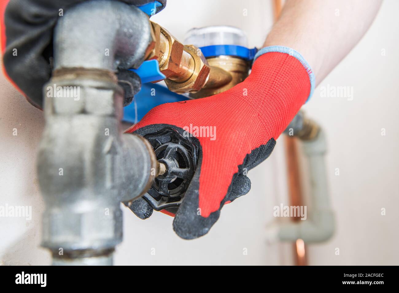 The opening and closing valve hi-res stock photography and images - Alamy