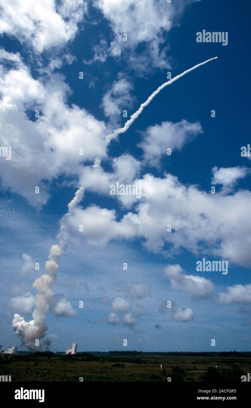 Ariane 5 launch, Guiana Space Centre, Kourou, French Guiana. Ariane 5 ...