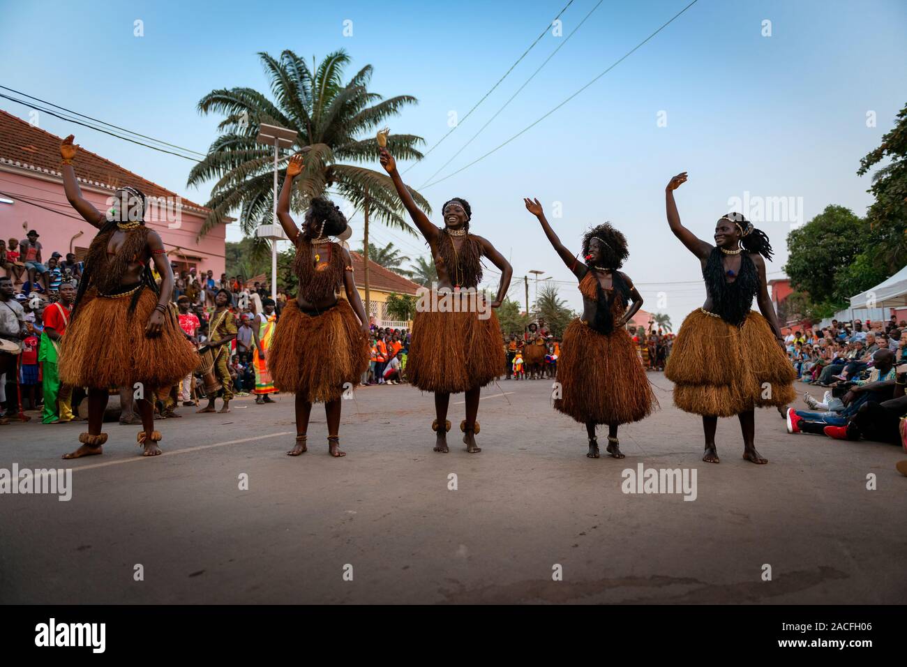 Bissau, Republic of Guinea-Bissau - February 12, 2018: Group of ...