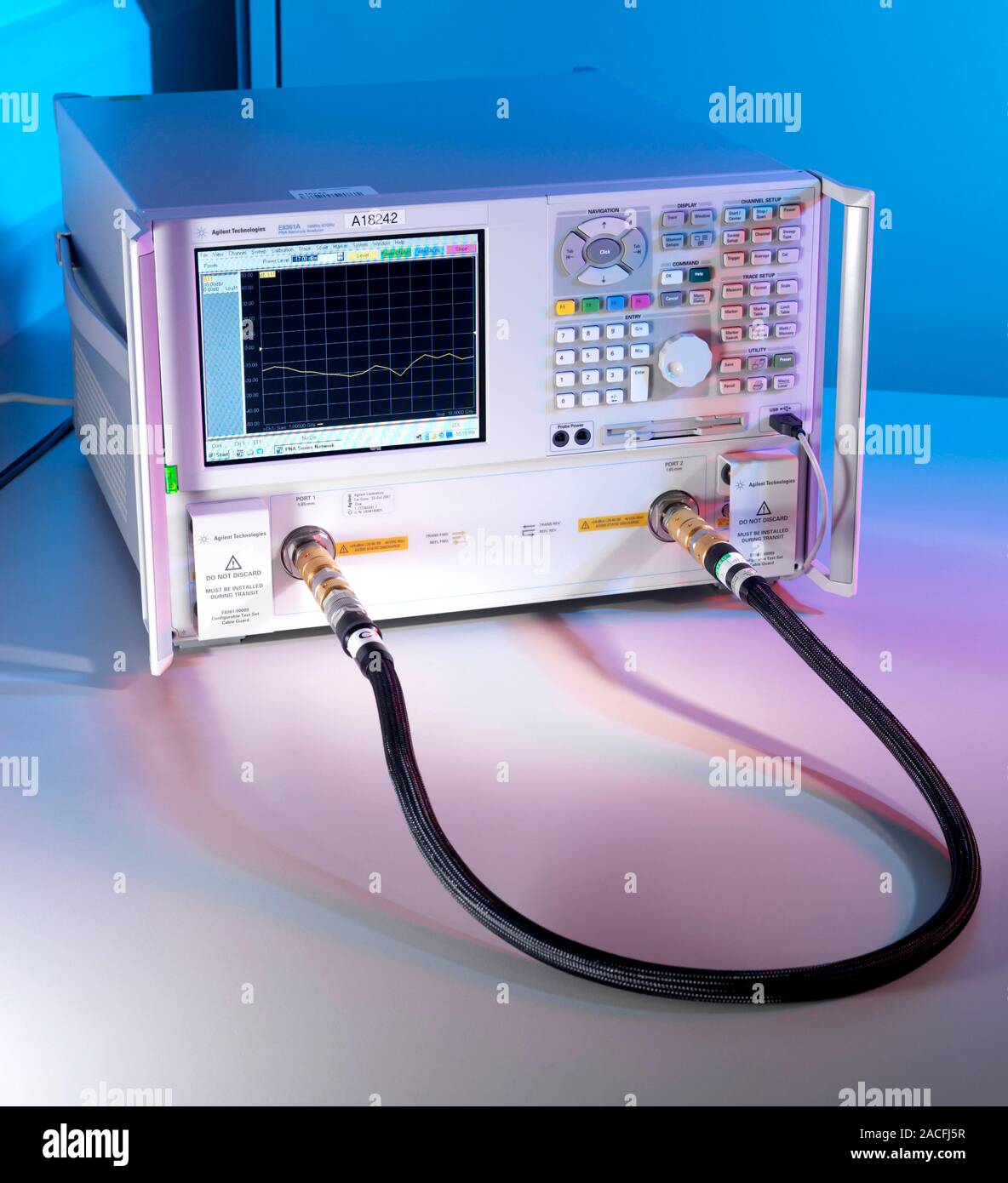 Apparatus for measuring electric networks. This PNA (precision network ...