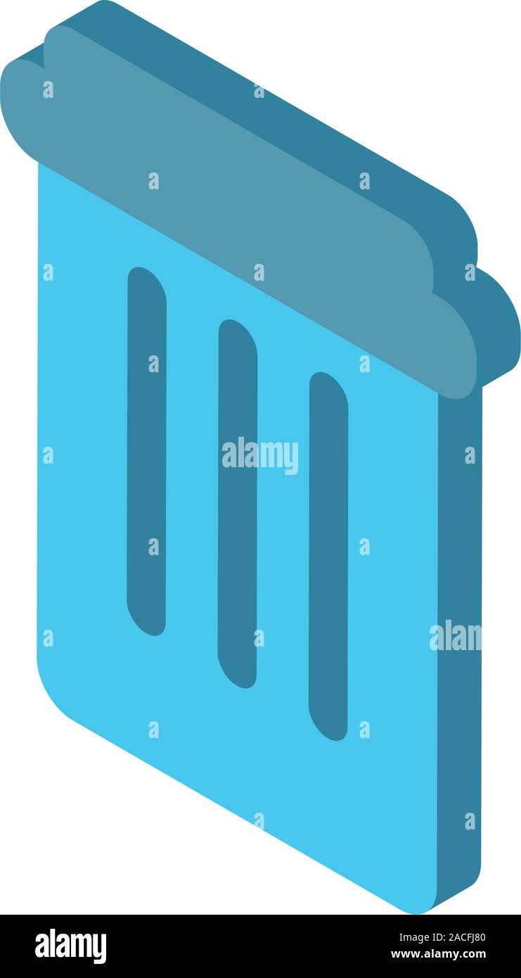 garbage pot waste isolated icon Stock Vector Image & Art - Alamy