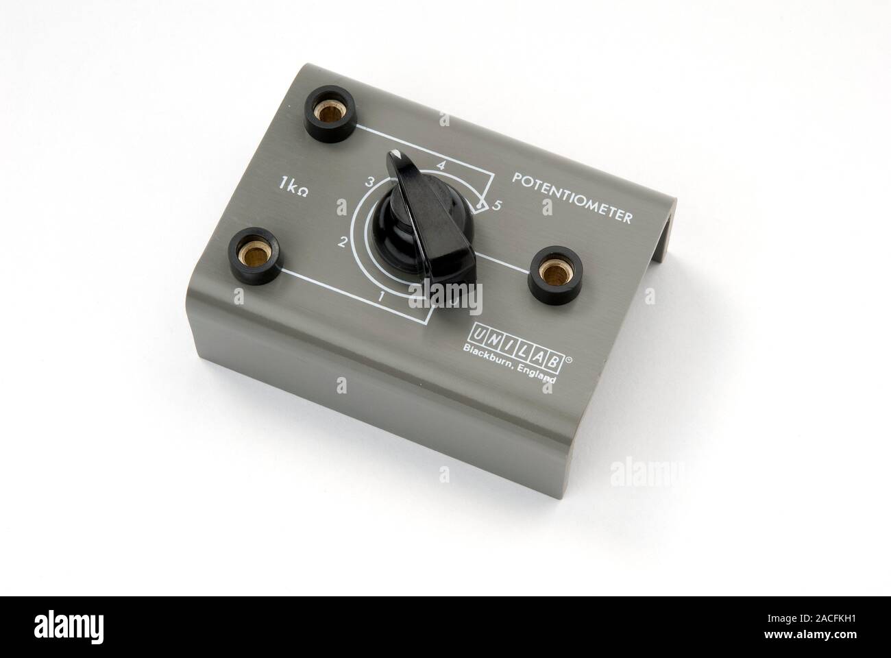 School lab rotary potentiometer. Potentiometers are a type of variable ...