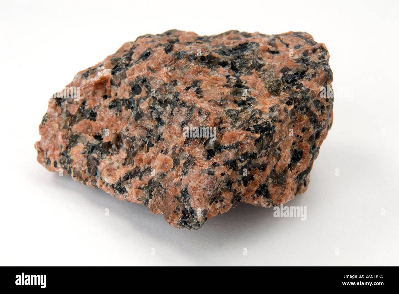 Sample of granite. Granite is a crystalline intrusive igneous rock ...