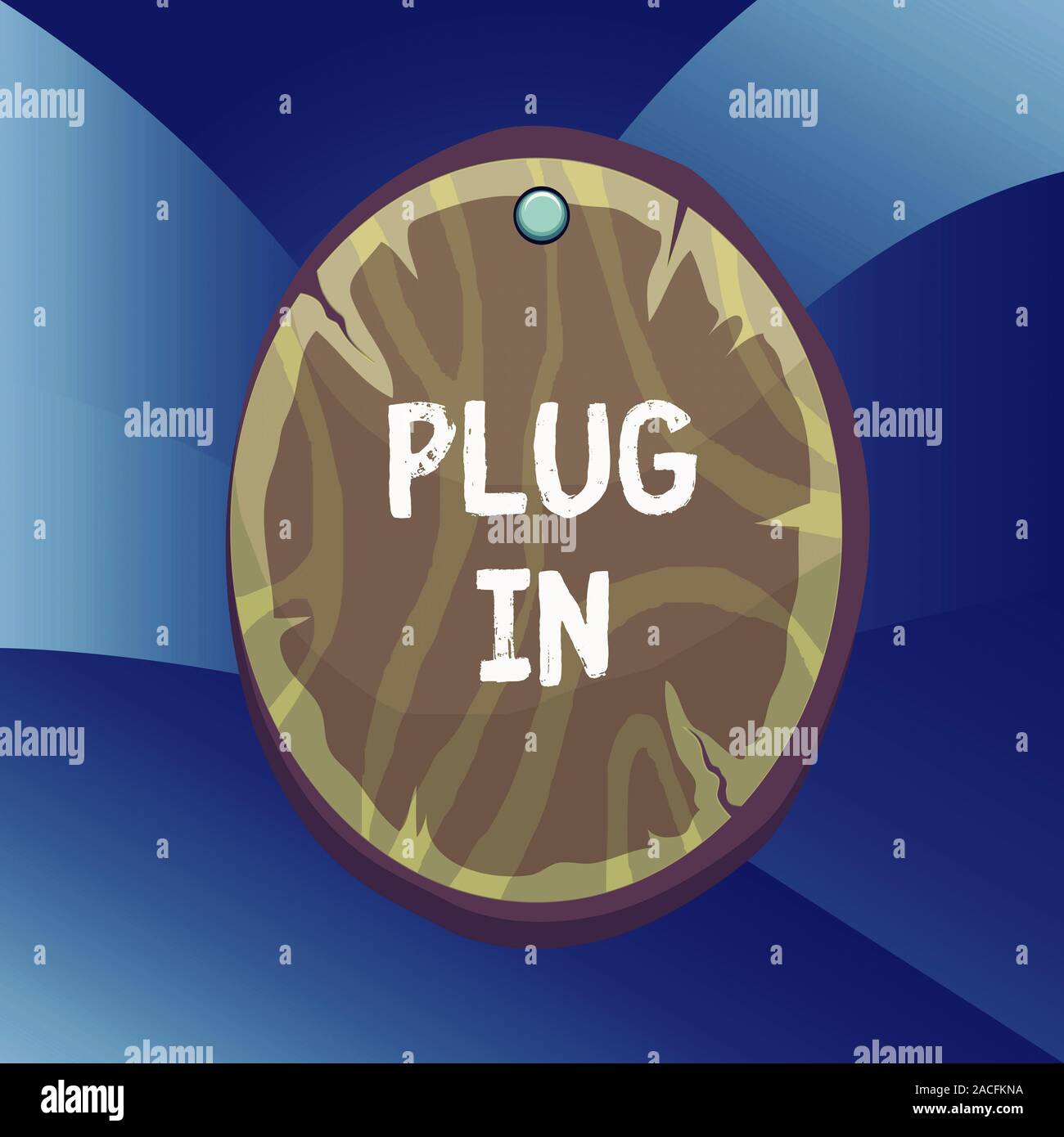 Handwriting text writing Plug In. Conceptual photo putting device into ...