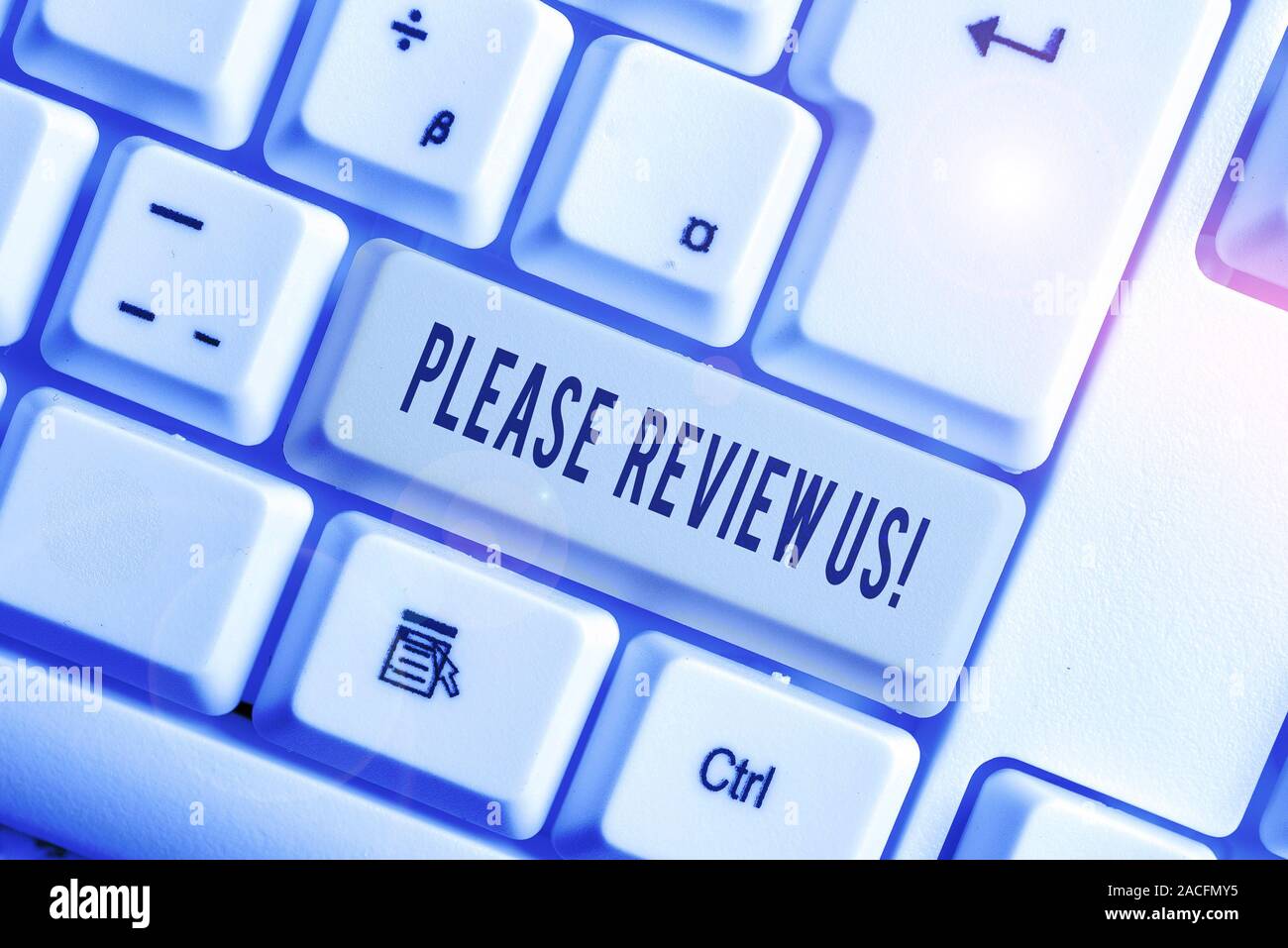 Handwriting text Please Review Us. Conceptual photo situation or system ...