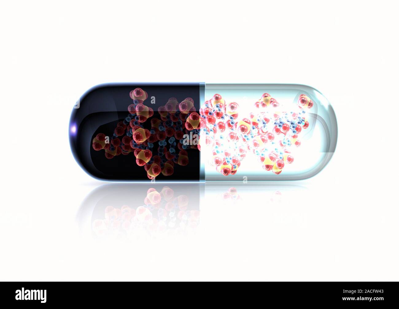 Gene therapy. Conceptual computer artwork of gene therapy, showing a ...