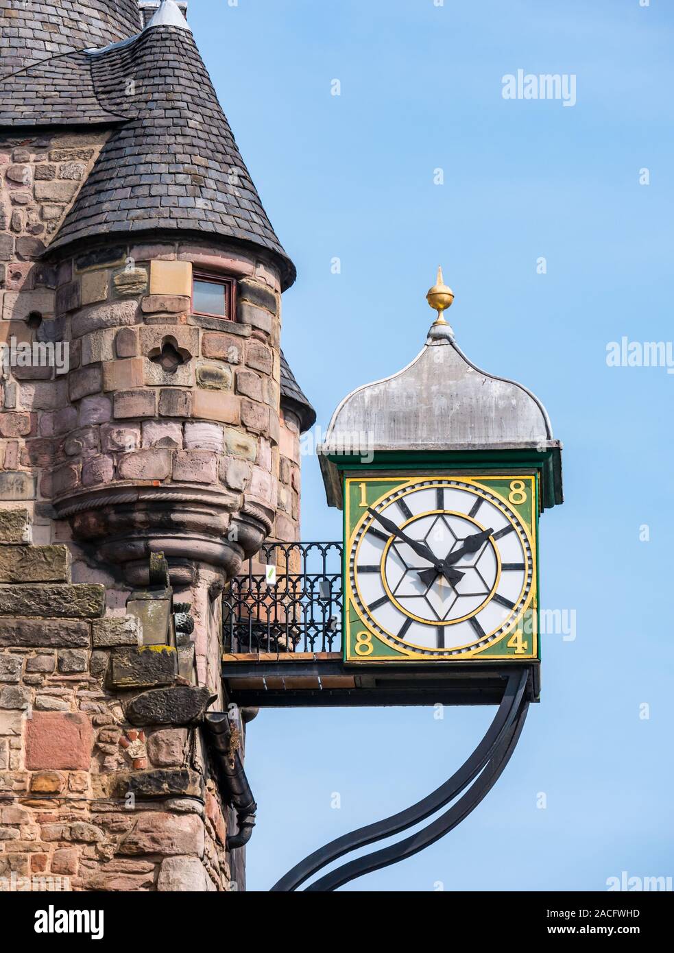 Old Canongate Tolbooth, Royal Mile, Edinburgh, Scotland, now Scottish ...