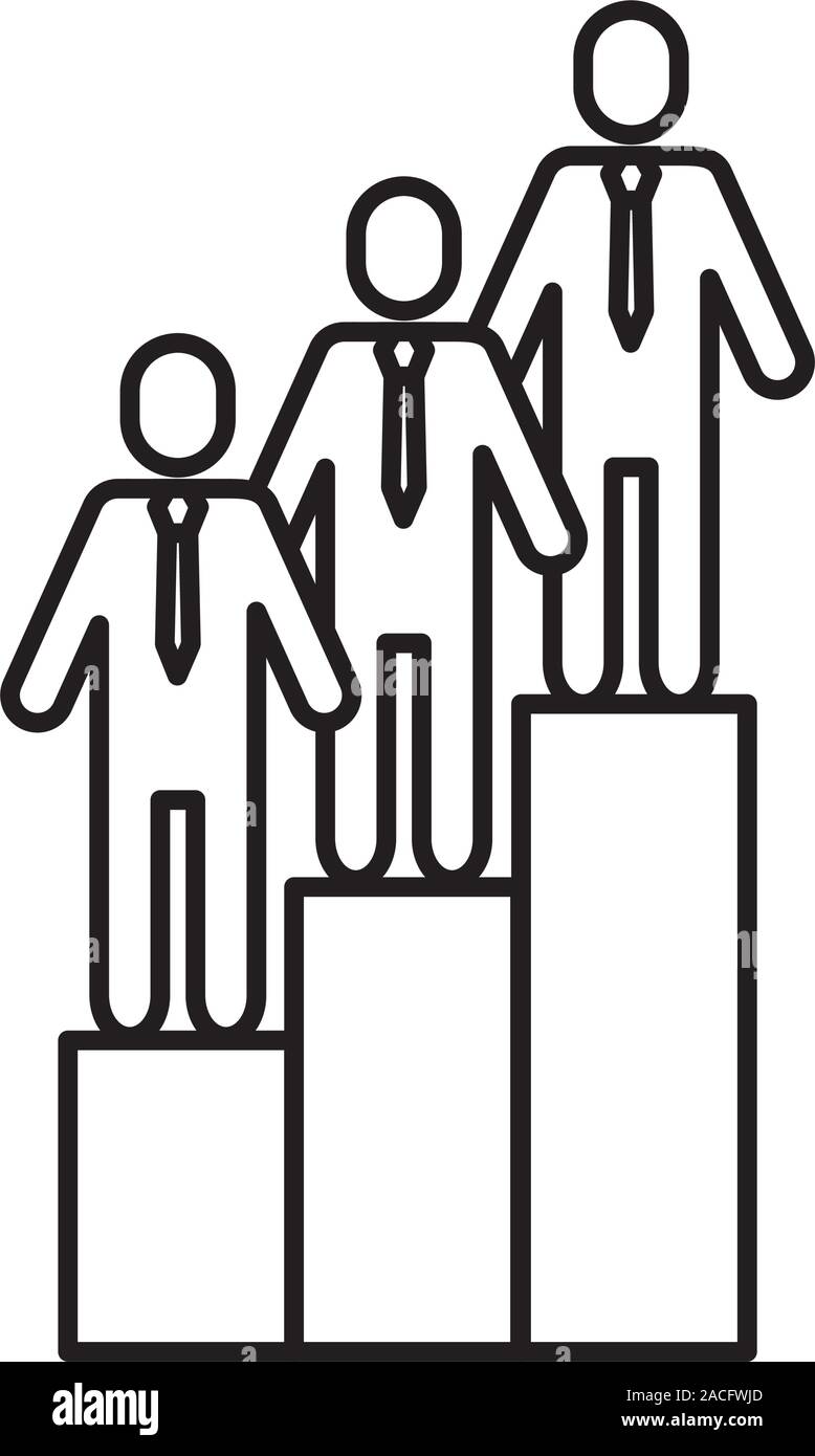 team work avatars with podium championship Stock Vector Image & Art - Alamy