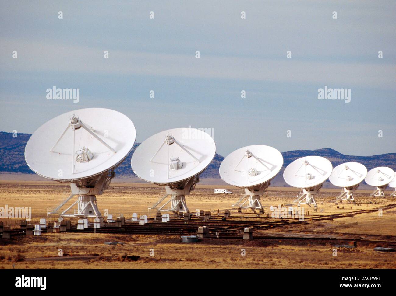 Very Large Array antennas, Socorro, New Mexico, USA. The VLA, part of ...