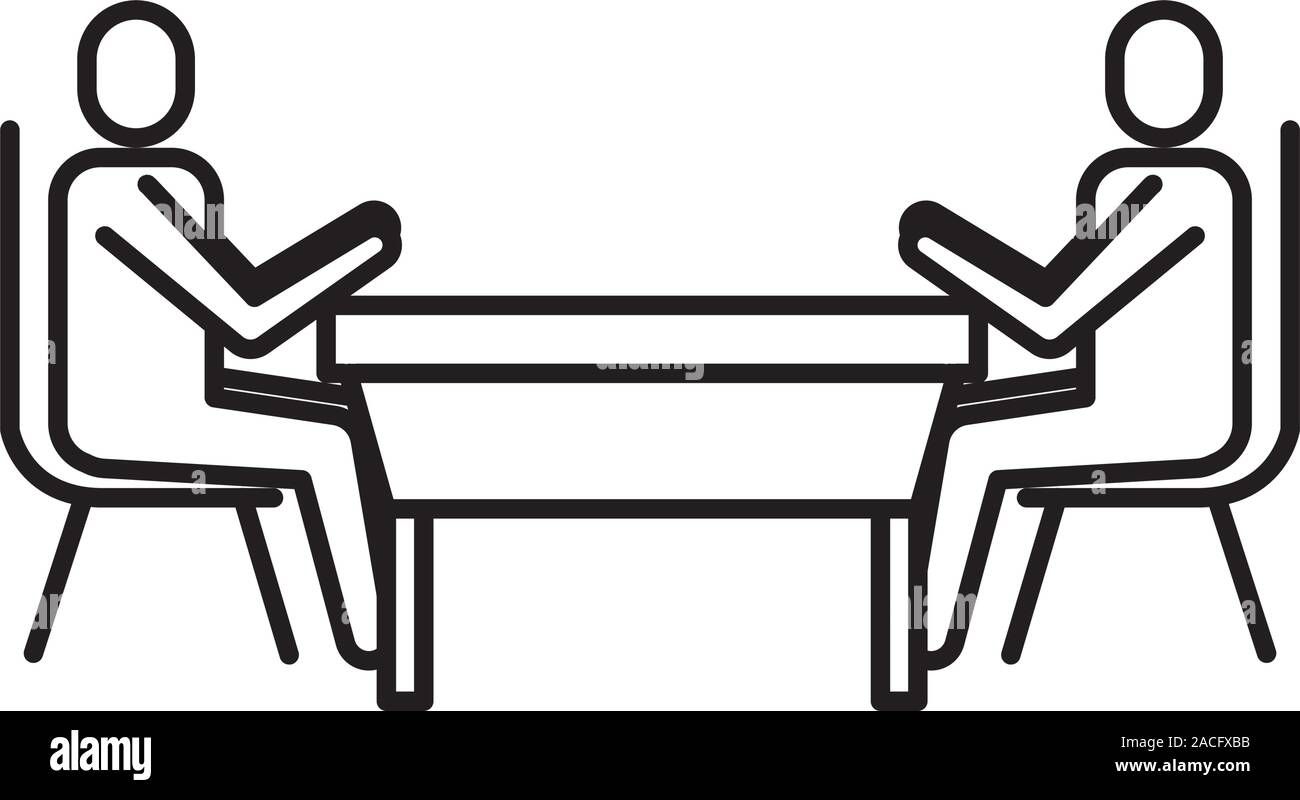 Office personnel management staff Black and White Stock Photos & Images ...