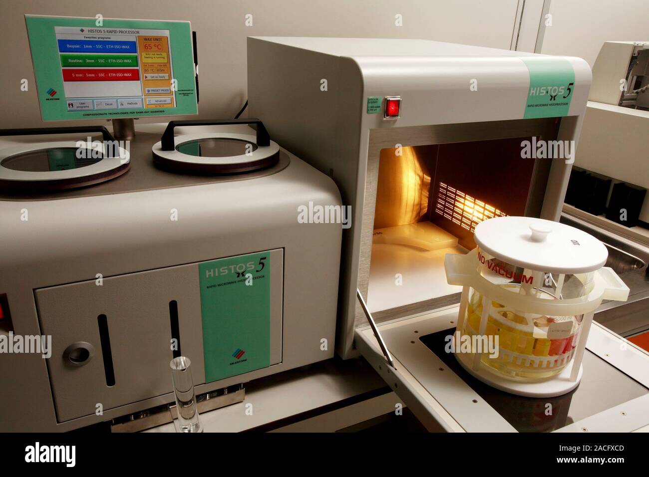 Microwave histology processor. Histos 5 rapid microwave histoprocessor ...
