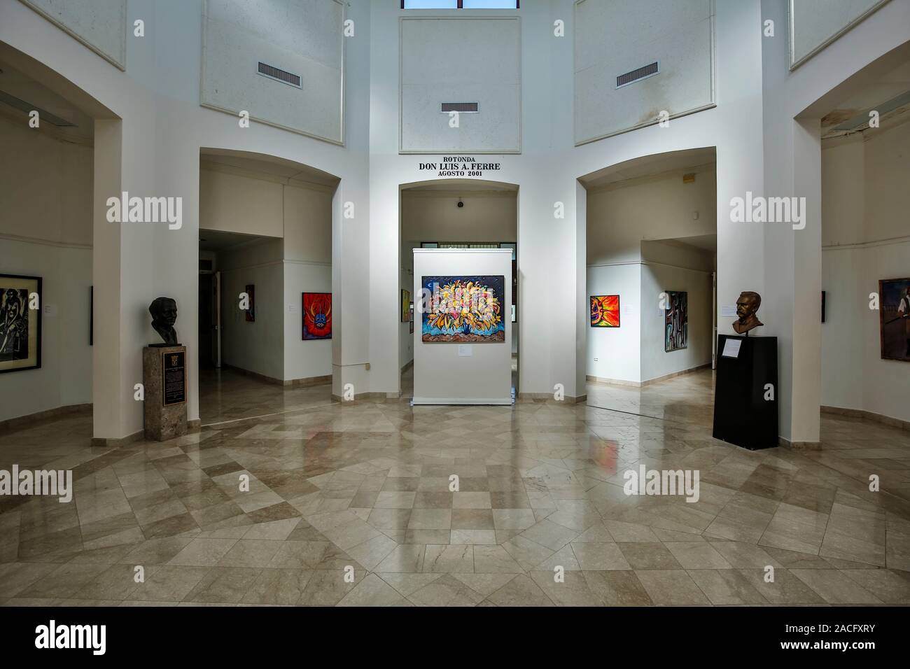 Main exhibit hall, Museo de los Proceres, Cabo Rojo, Puerto Rico Stock ...