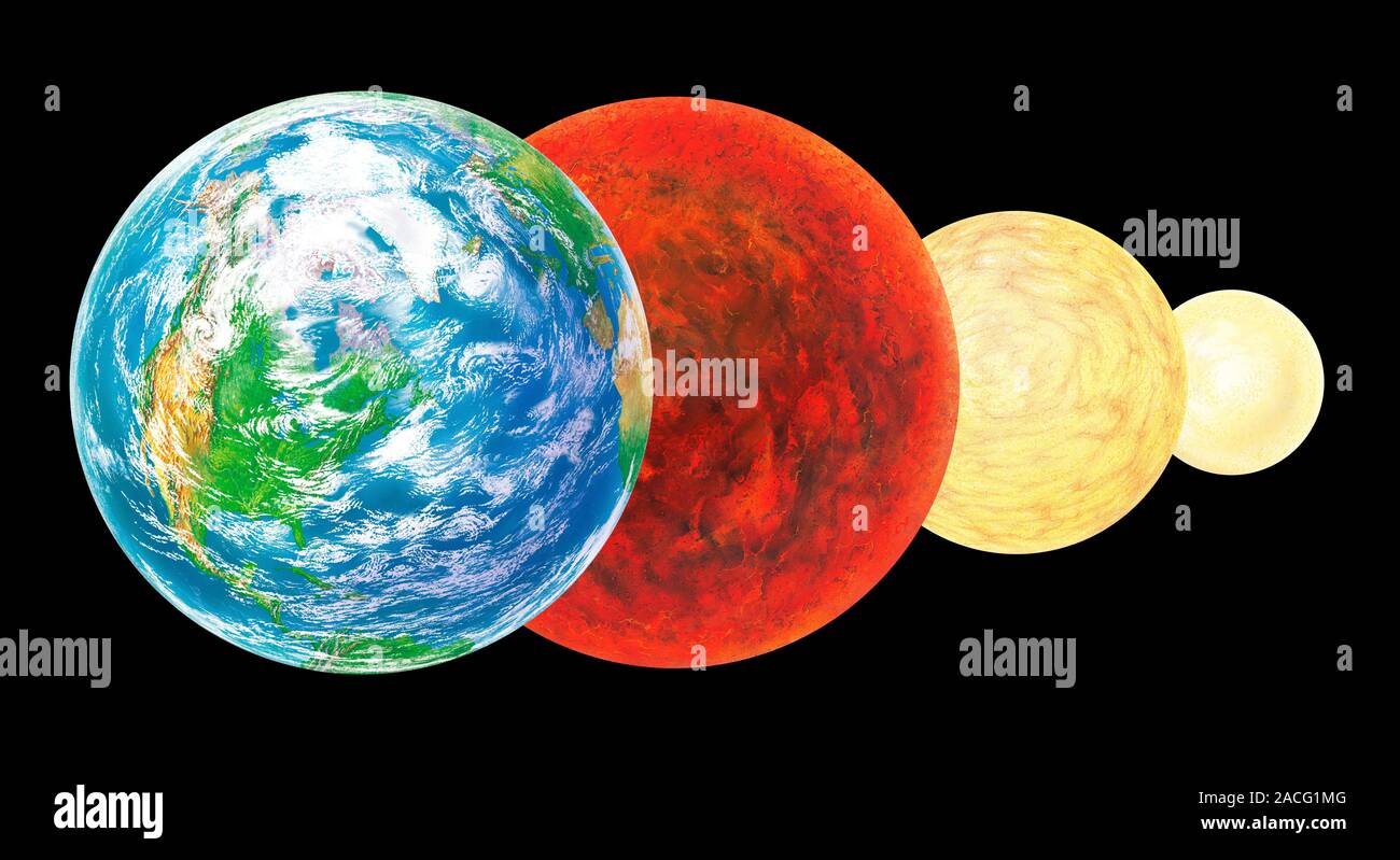 Earth layers, computer artwork. The external layer shows the Earth's ...