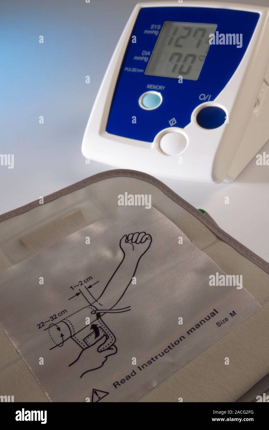 Digital blood pressure monitor (sphygmomanometer Stock Photo - Alamy