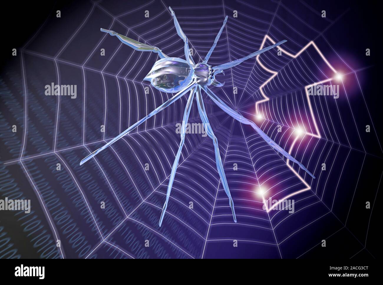 World wide web, conceptual computer artwork Stock Photo - Alamy