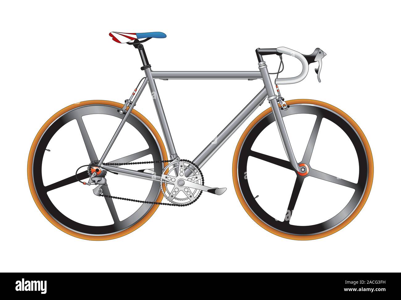 Road bike, computer artwork Stock Photo - Alamy