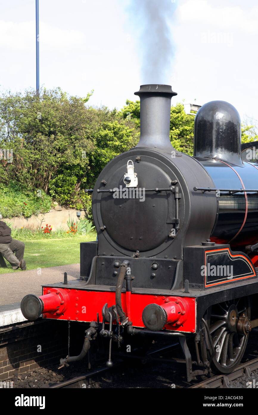 Steam locomotive on the North Norfolk Poppy Line, UK Stock Photo - Alamy