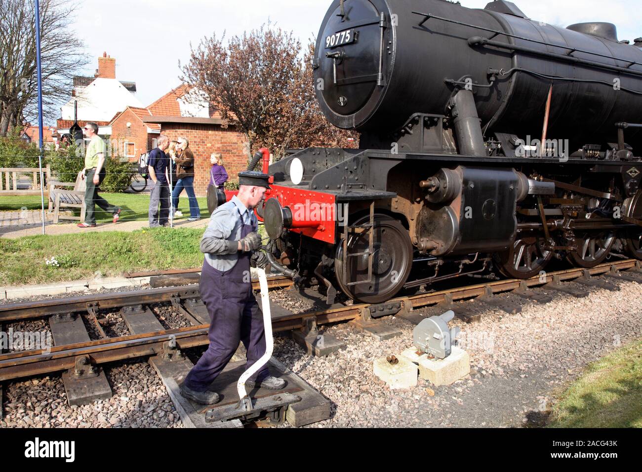 Steam locomotive on the North Norfolk Poppy Line, UK Stock Photo - Alamy