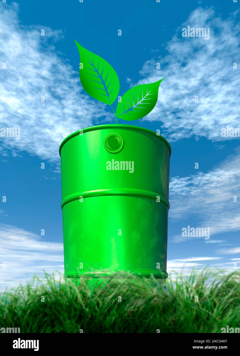Green fuel, conceptual image Stock Photo - Alamy
