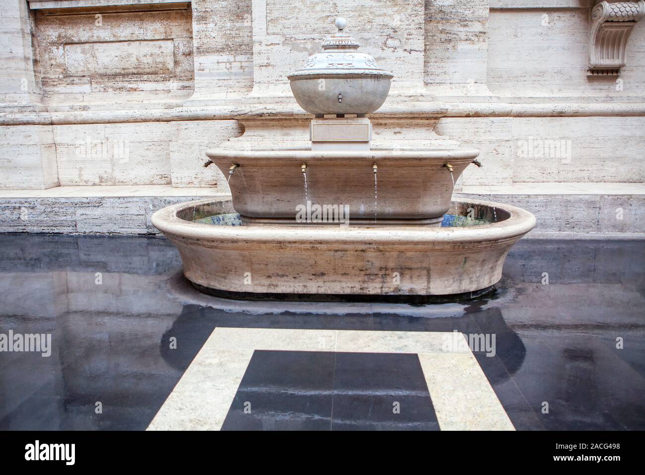 ancient architecture , drinking water fountain Stock Photo - Alamy