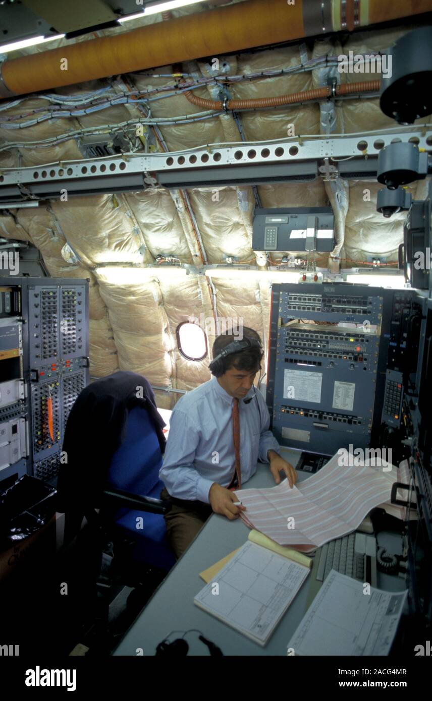 Passenger aircraft construction. Test flight of a newly built Airbus ...