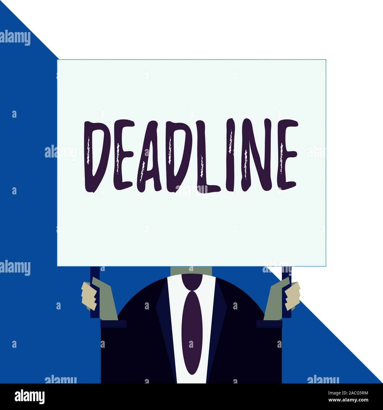 Conceptual hand writing showing Deadline. Concept meaning Period of ...
