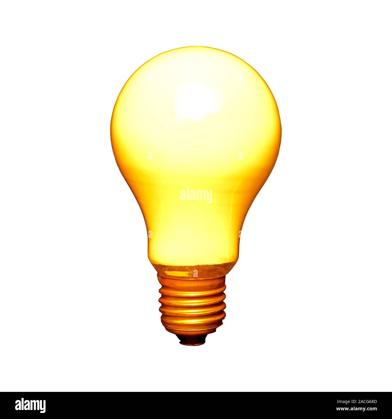 Light bulb, computer artwork Stock Photo - Alamy