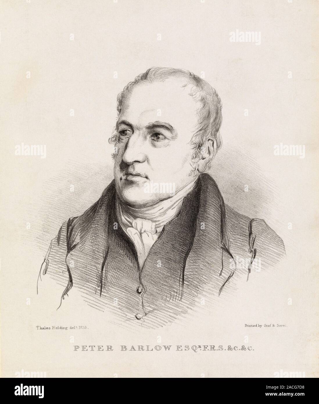 Peter Barlow (1776-1858), British mathematician and physicist. Barlow ...