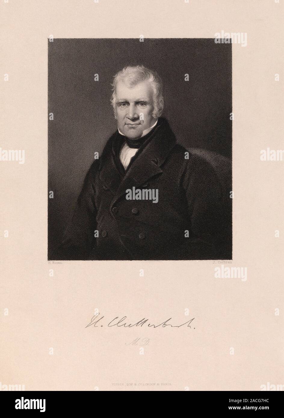 Henry Clutterbuck (1767-1856), English physician. Clutterbuck was born ...