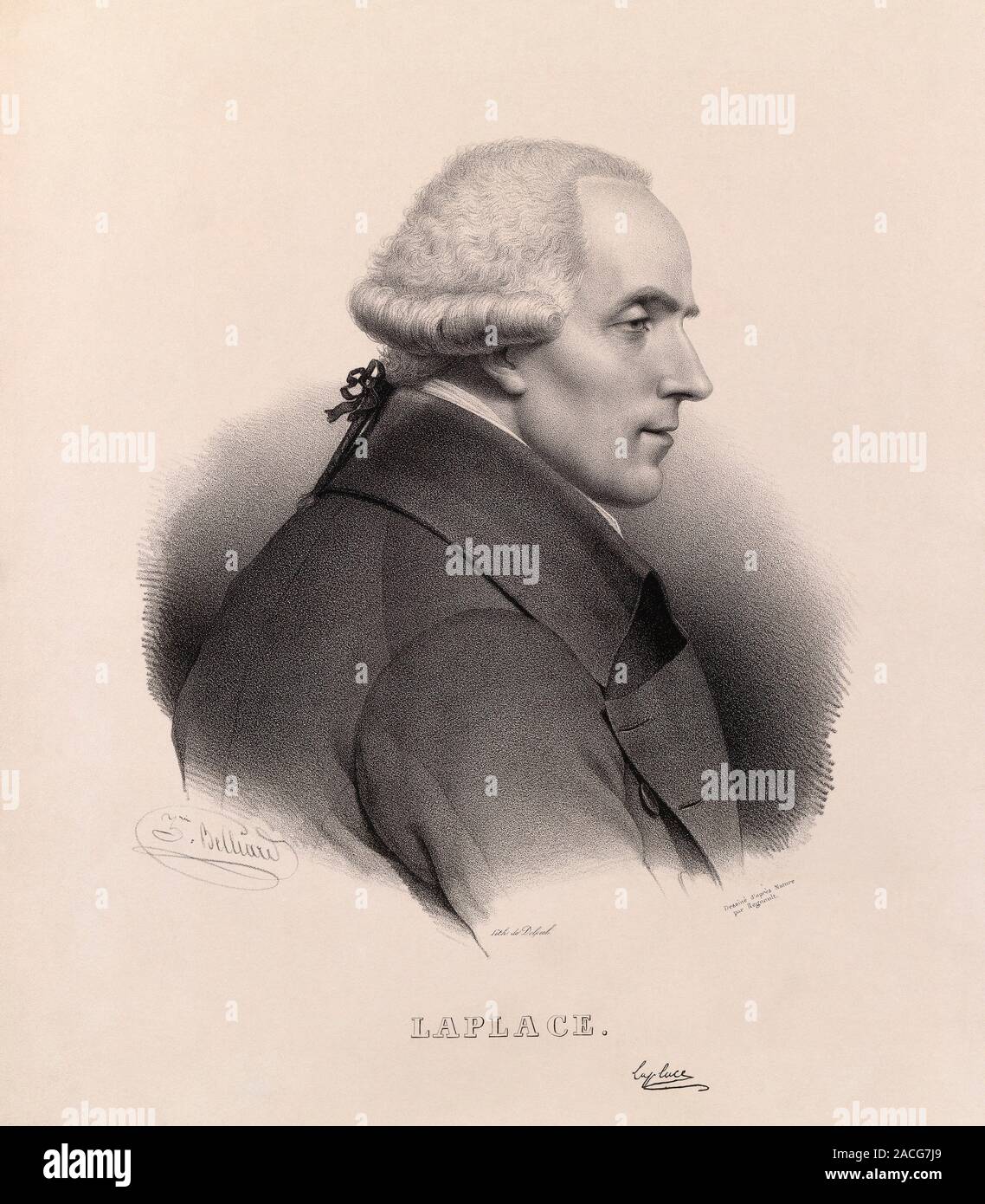 Pierre Simon, Marquis de Laplace (1749-1827), French mathematician ...