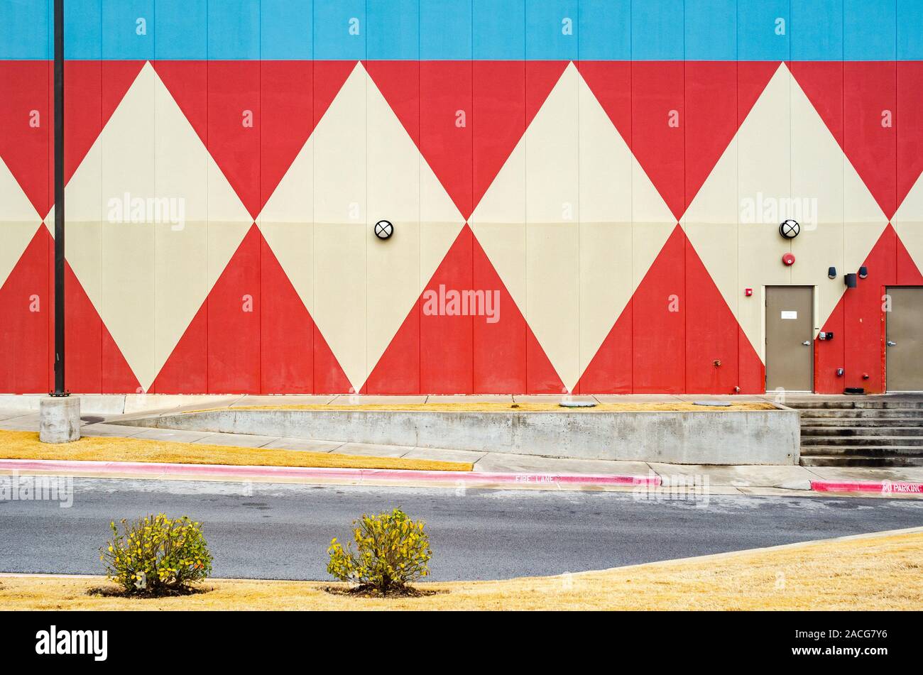 Side of mini golf building Stock Photo - Alamy