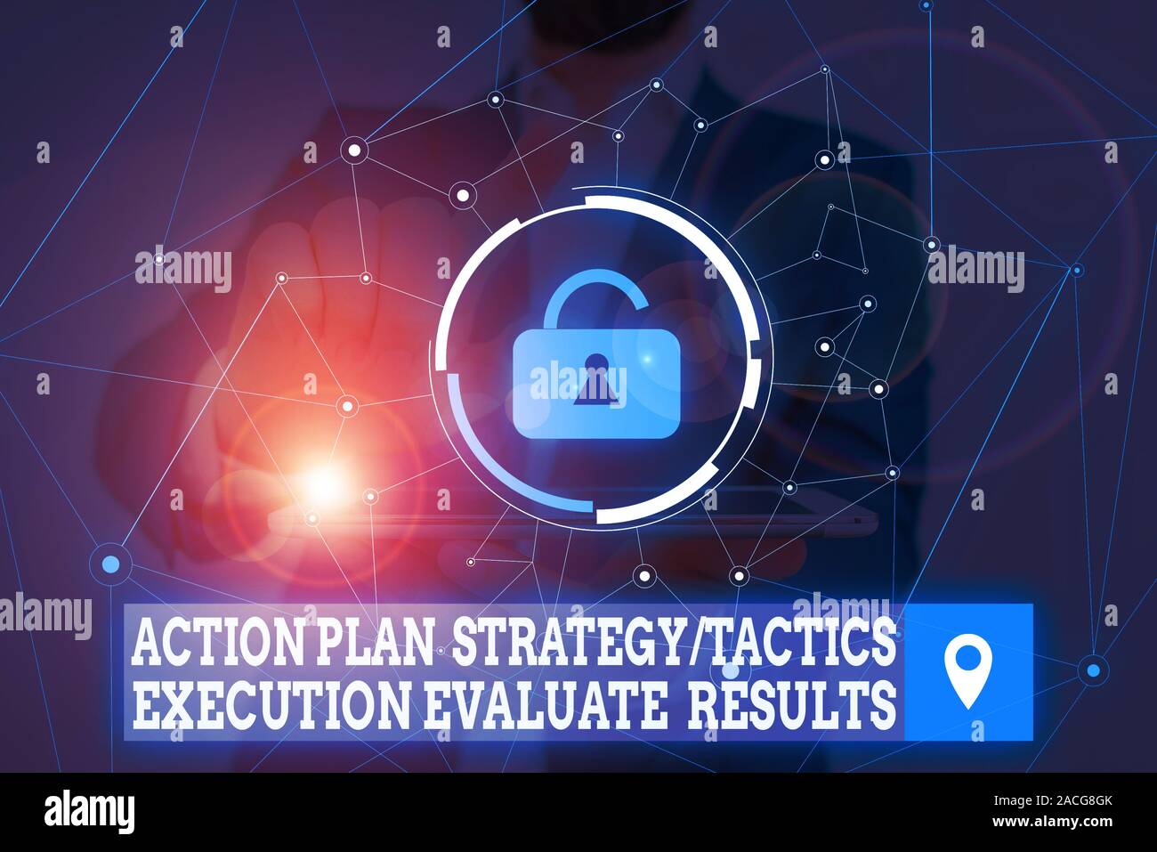 Conceptual hand writing showing Action Plan Strategy Ortacti. Concept ...
