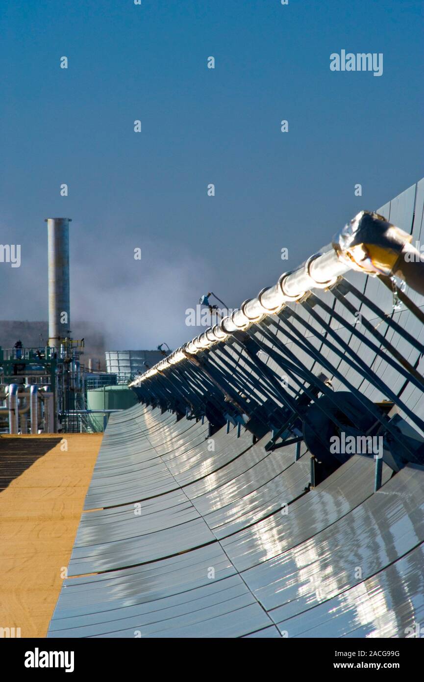 Solar power plant, California, USA. There are nine solar power plants ...