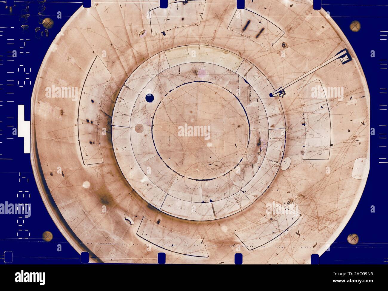 Big European Bubble Chamber (BEBC), at the European particle physics ...