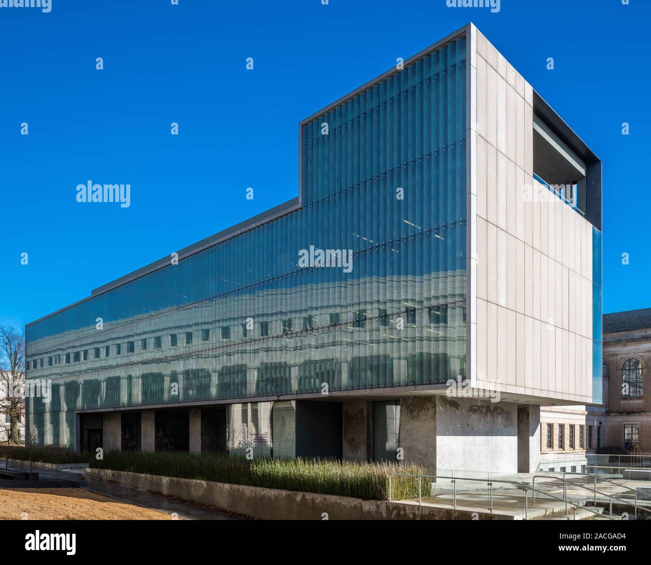 Vol Walker Hall addition designed by Marlon Blackwell Stock Photo - Alamy