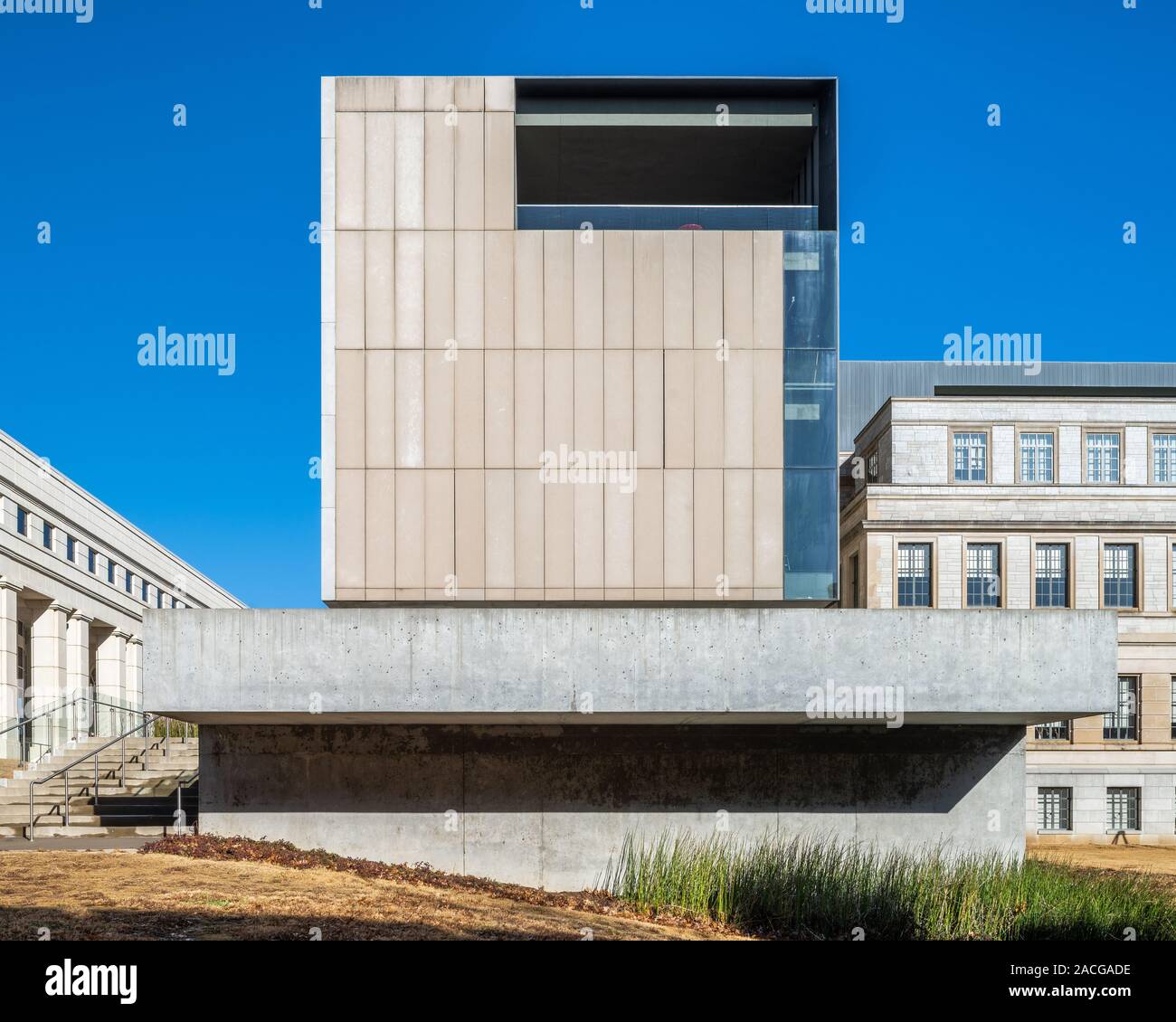 Vol Walker Hall addition designed by Marlon Blackwell Stock Photo - Alamy