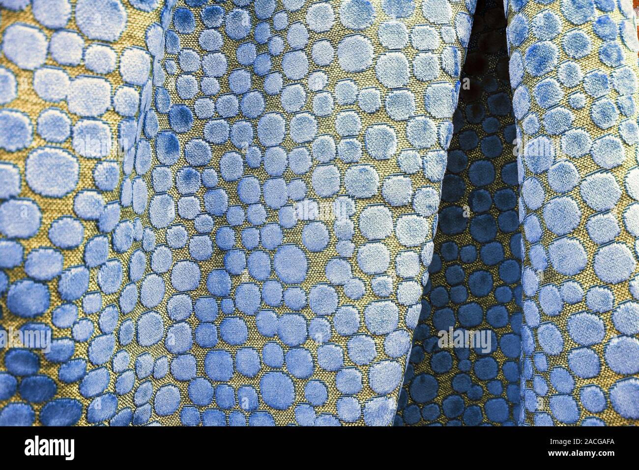 Detailed view on fabrics and textile surfaces and texture in different ...