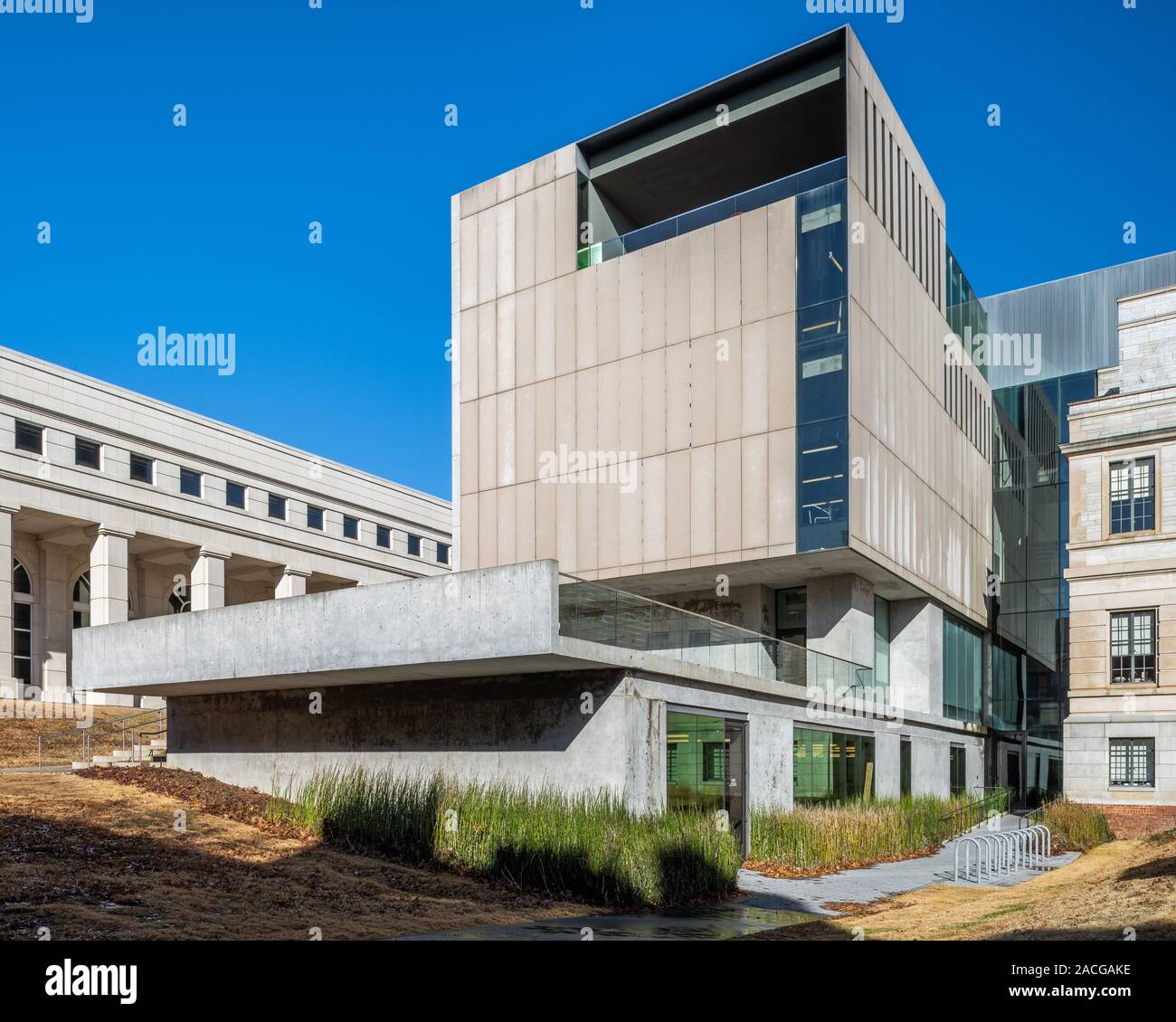 Vol Walker Hall addition designed by Marlon Blackwell Stock Photo - Alamy