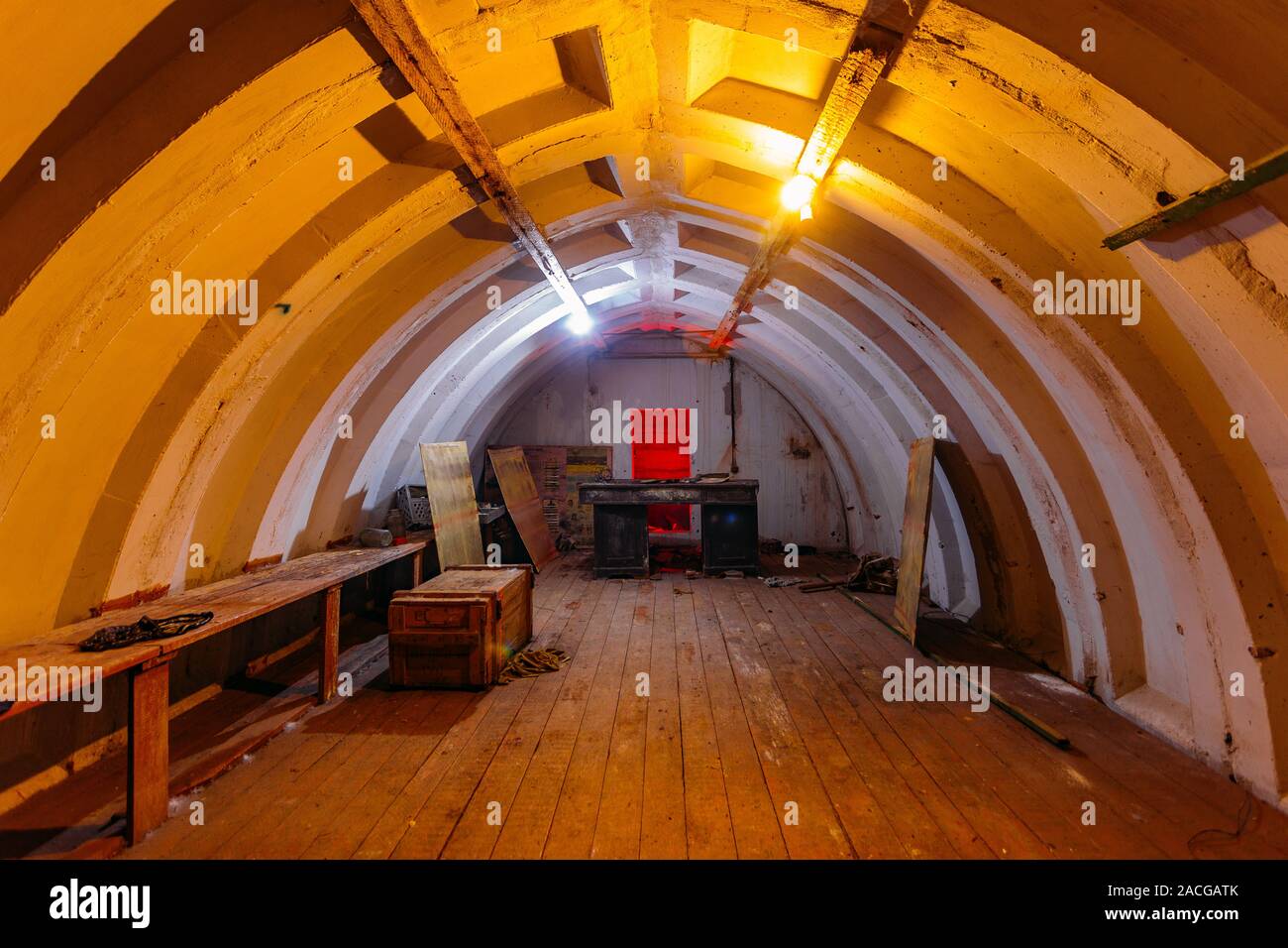 World war underground bunker interior hi-res stock photography and ...