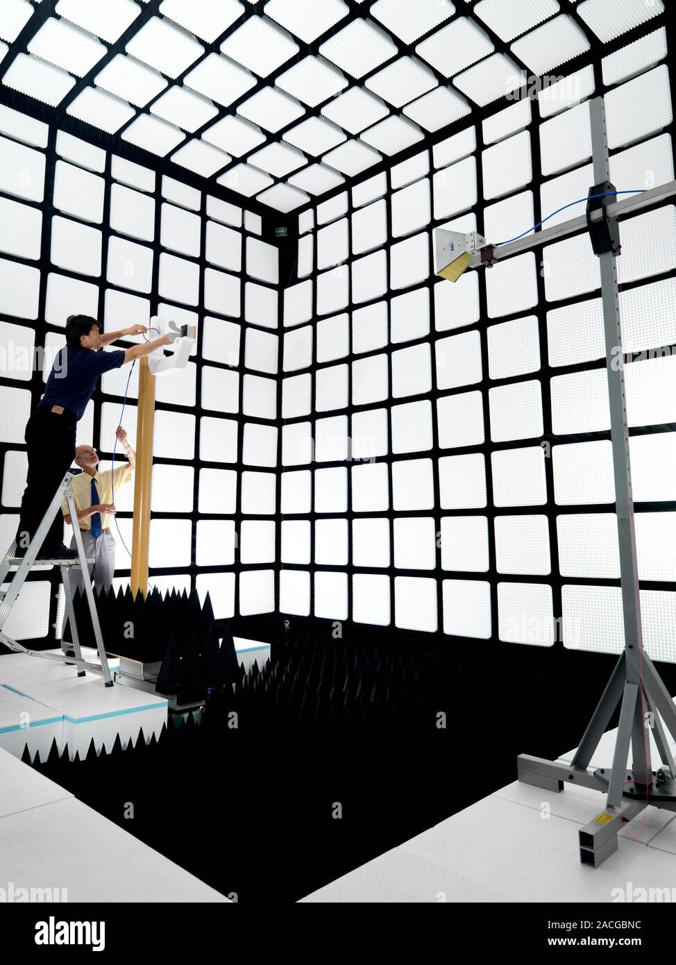 Wireless antenna testing room. This SMART (Small Antenna Radiated ...