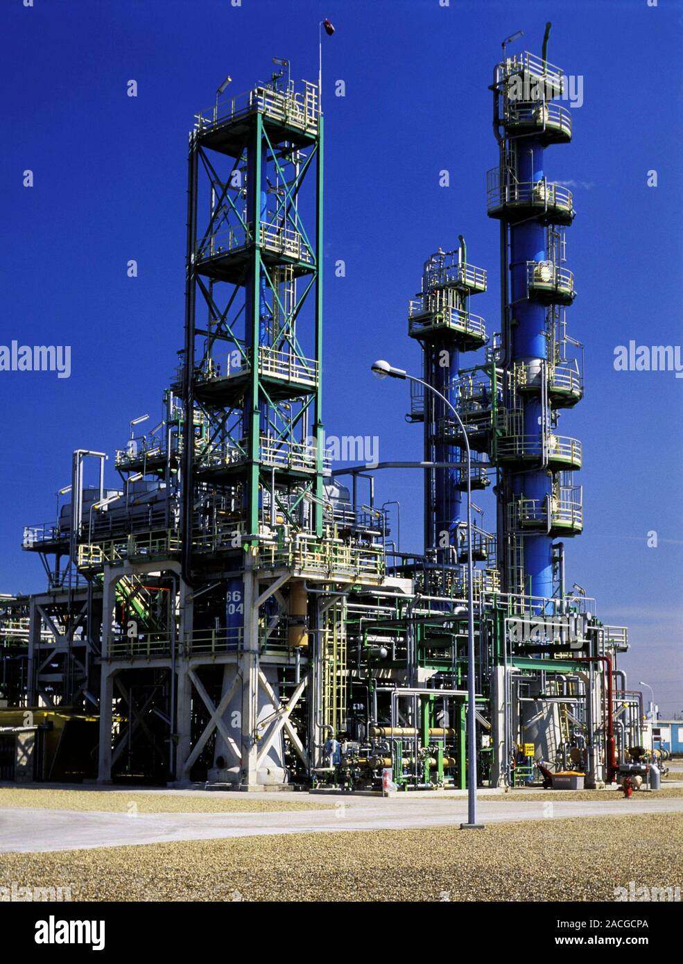 Oil refinery. Petroleum plant in Le Havre, France Stock Photo - Alamy