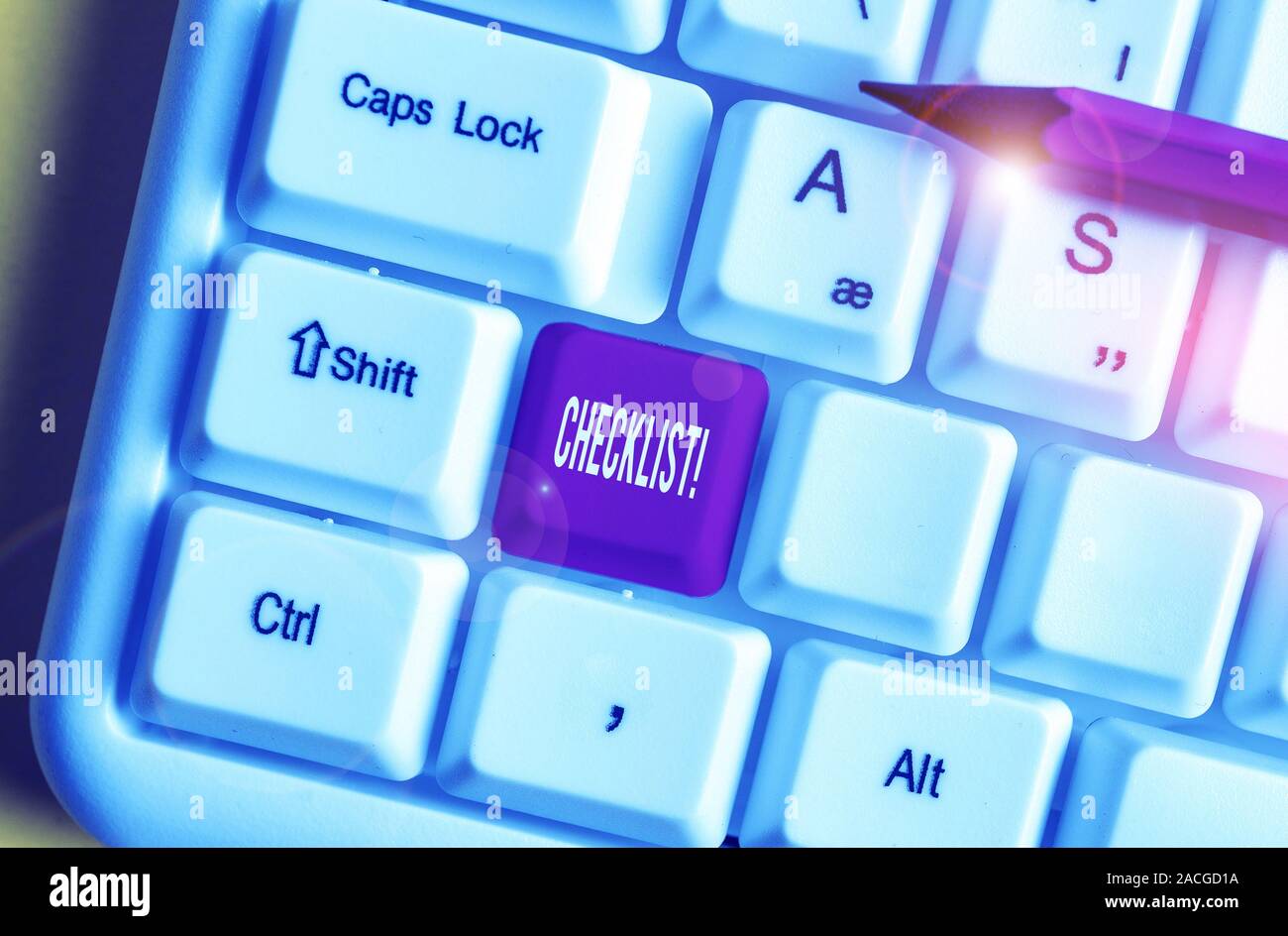 Word writing text Checklist. Business photo showcasing list items ...