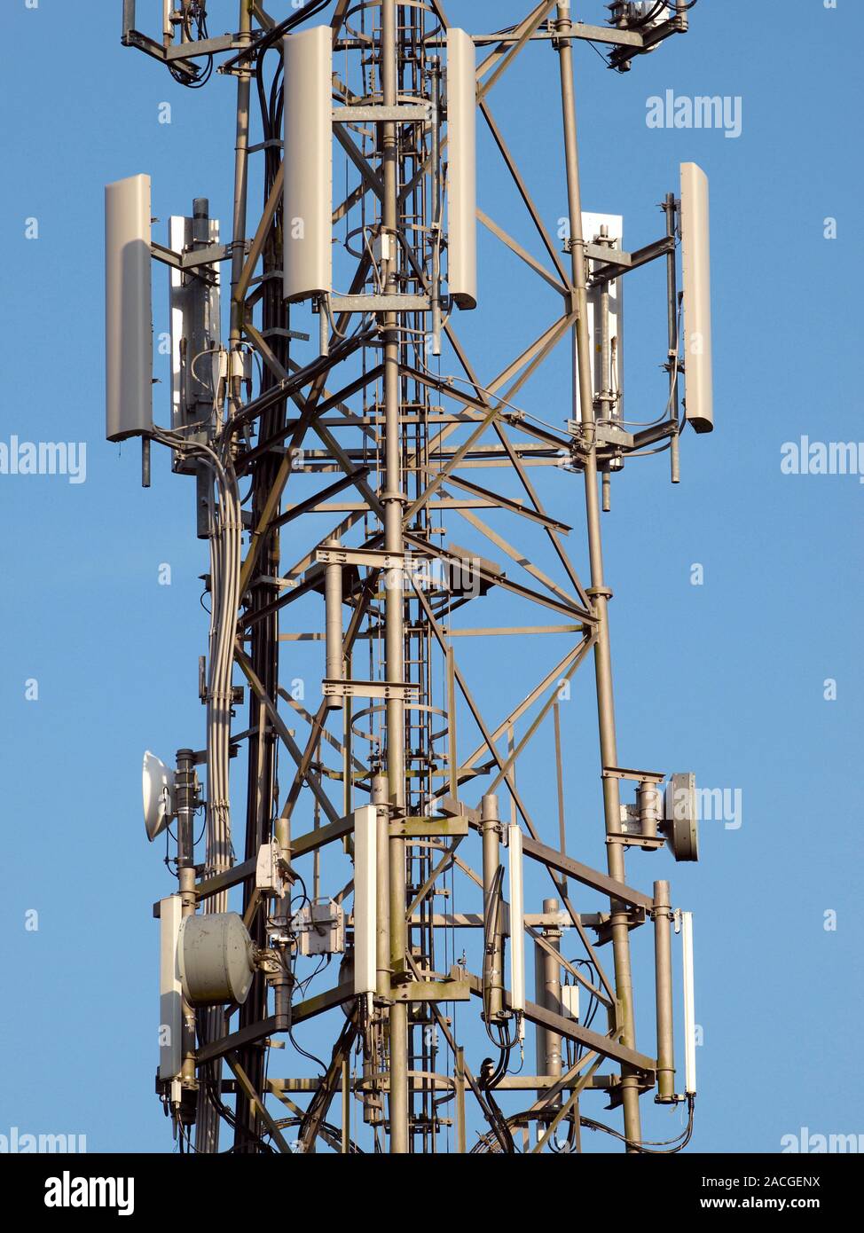 A communication mast Stock Photo - Alamy