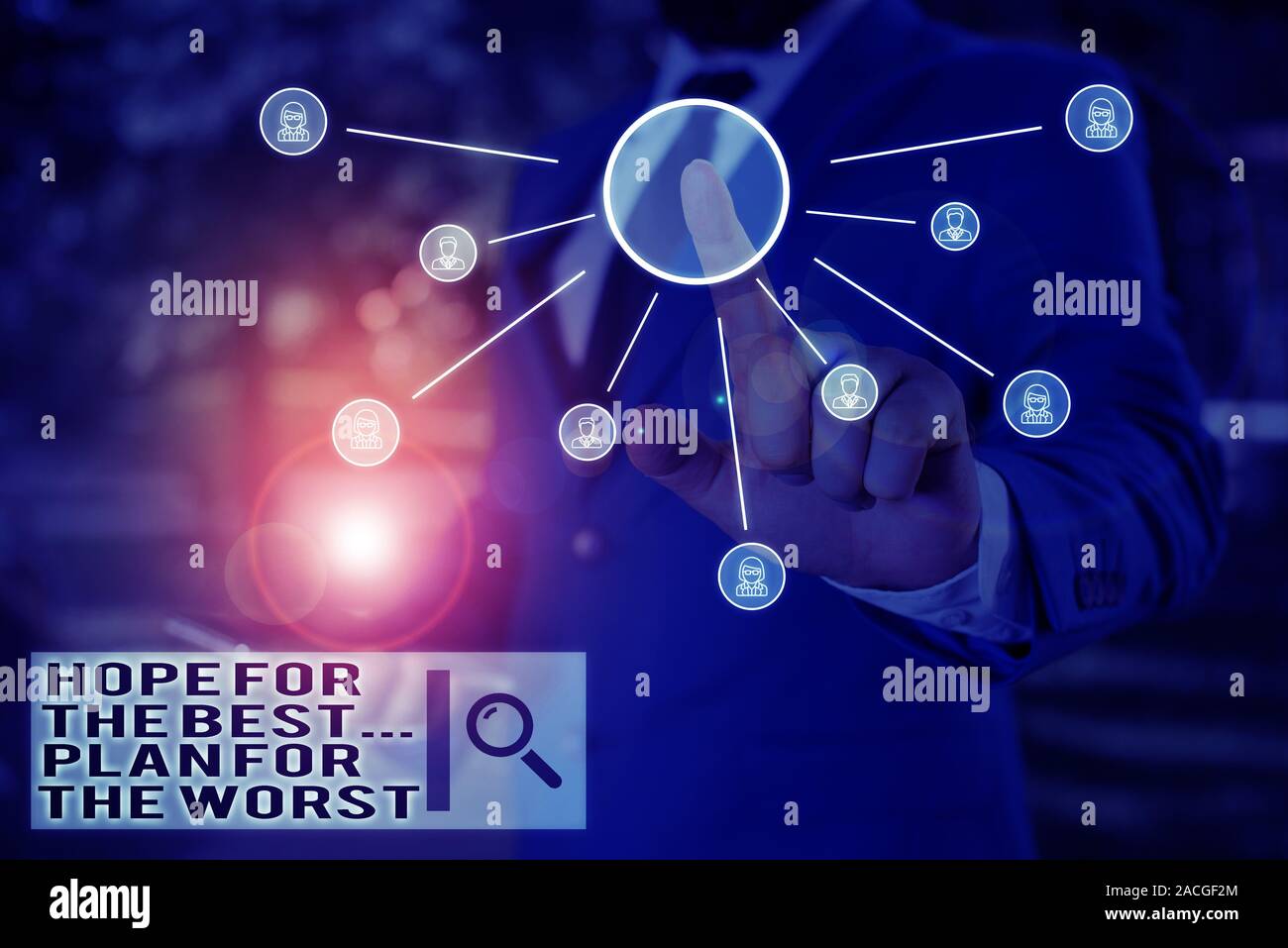 Text sign showing Hope For The Best Plan For The Worst. Business photo ...