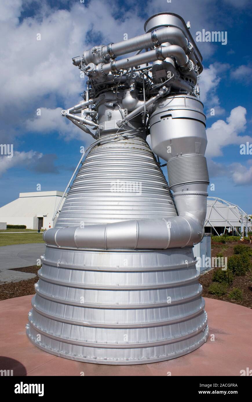 Saturn V rocket's F-1 engine. The Saturn V was the launch vehicle for ...