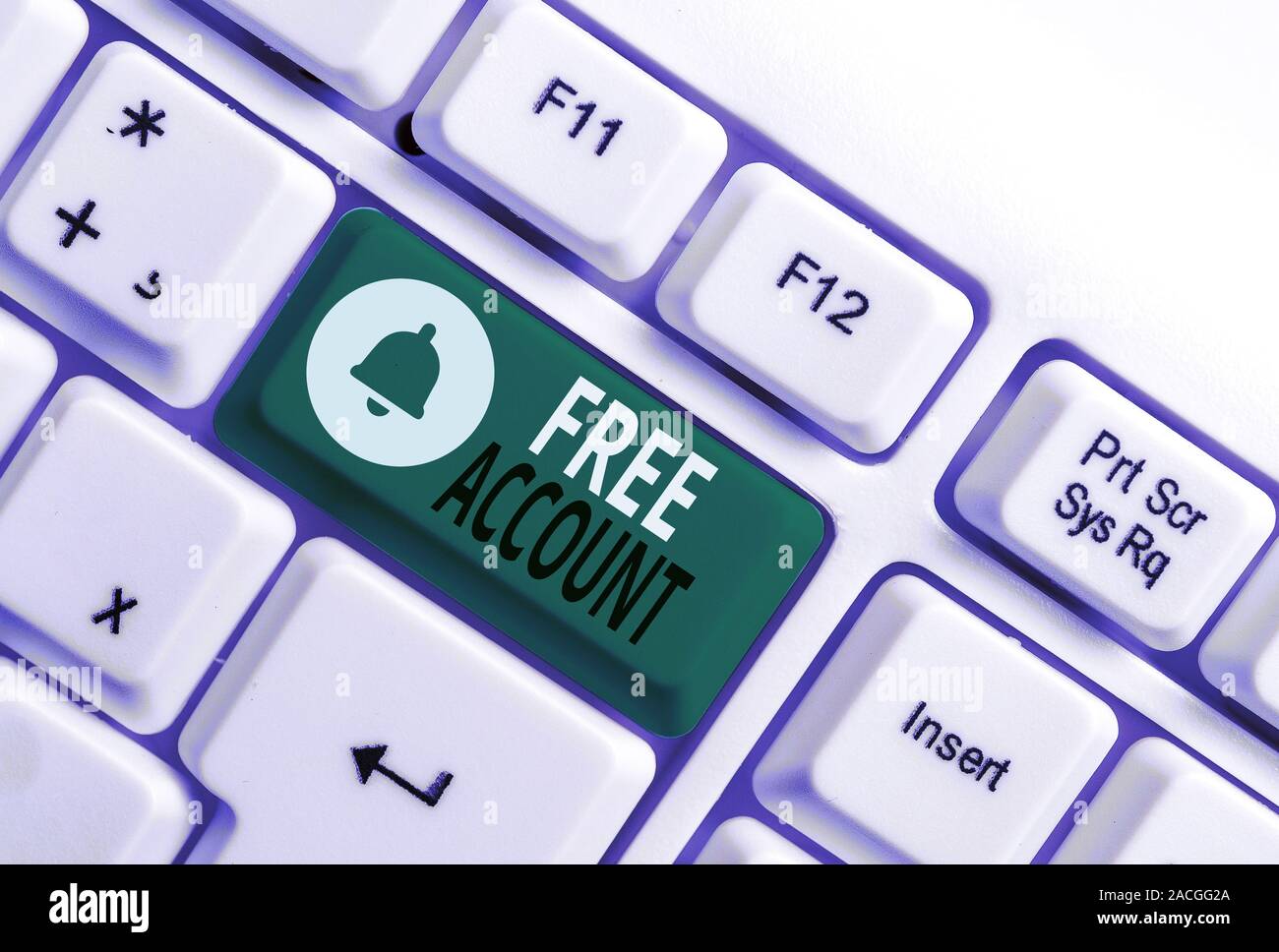 Conceptual hand writing showing Free Account. Concept meaning signing ...